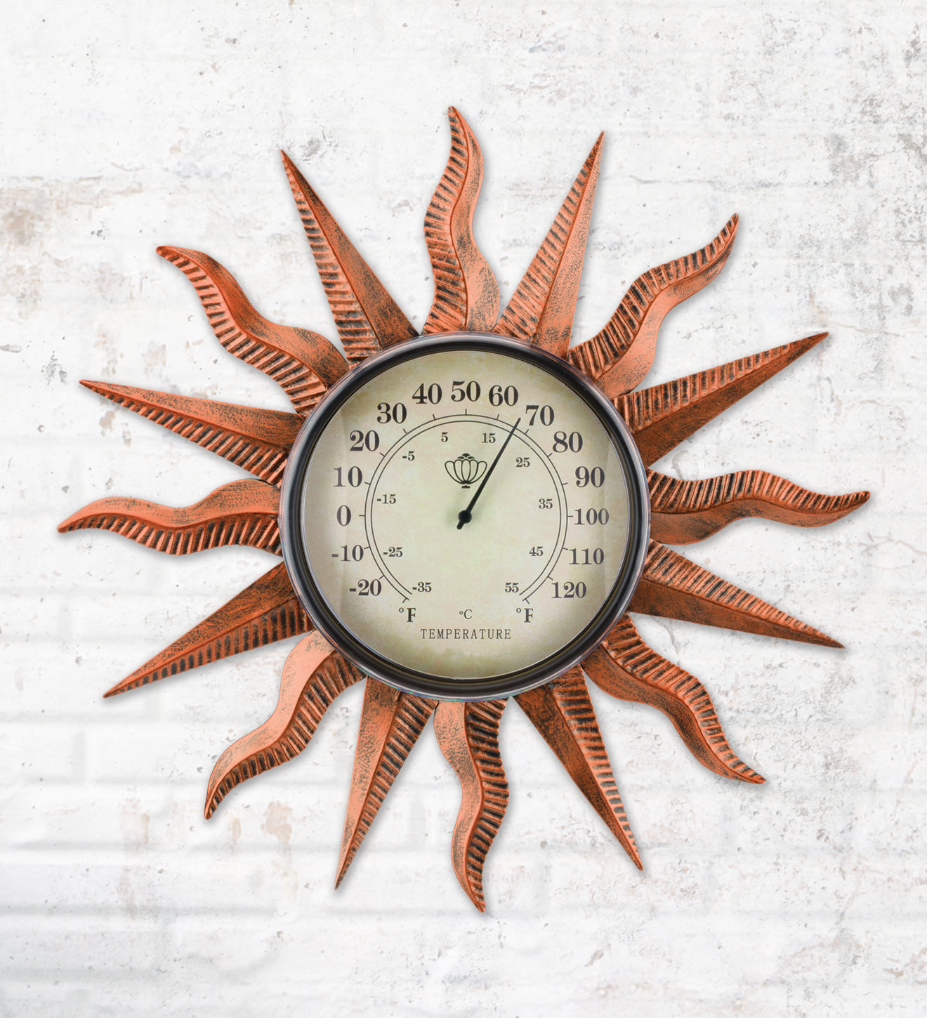 Bungalow Rose Sun Thermometer & Reviews | Wayfair
