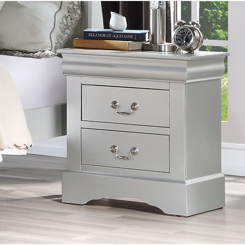 Silver Nightstands You'll Love | Wayfair