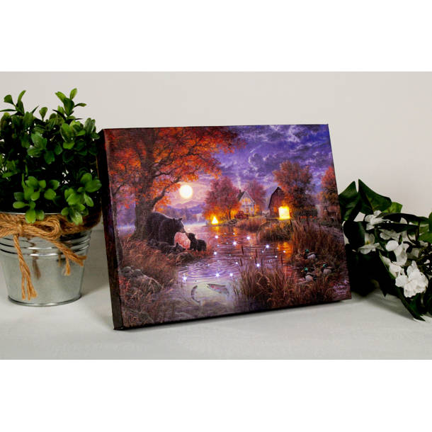 Bless international Winter Forest Bear Framed by Tara Reed Print | Wayfair