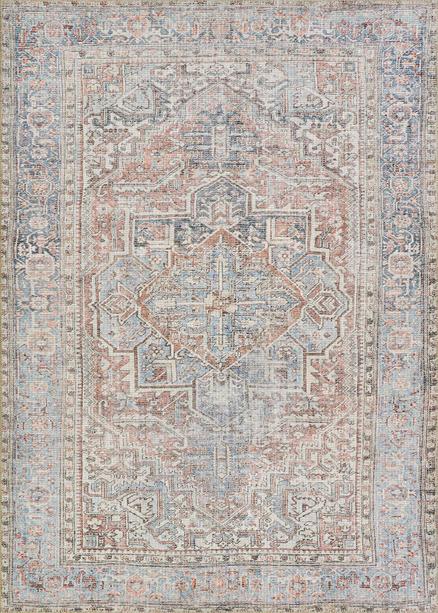 Bungalow Rose Lamentin Asiatic Bluehaze Transitional Indoor Rug - in ...