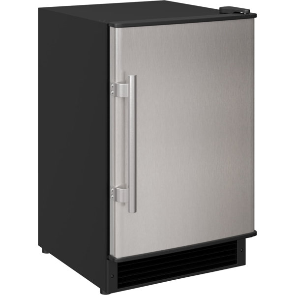 EdgeStar 15 Inch Wide 12 Lbs. Capacity Built-In Ice Maker with 15 Lbs ...