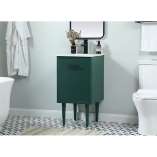 Green Bathroom Vanities You'll Love | Wayfair