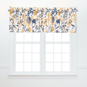 C&F Home Natural Home Cotton Yellow Valance Window Treatment & Reviews ...