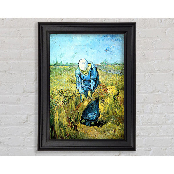 August Grove Van Gogh Farm Worker - Single Picture Frame Art Print ...