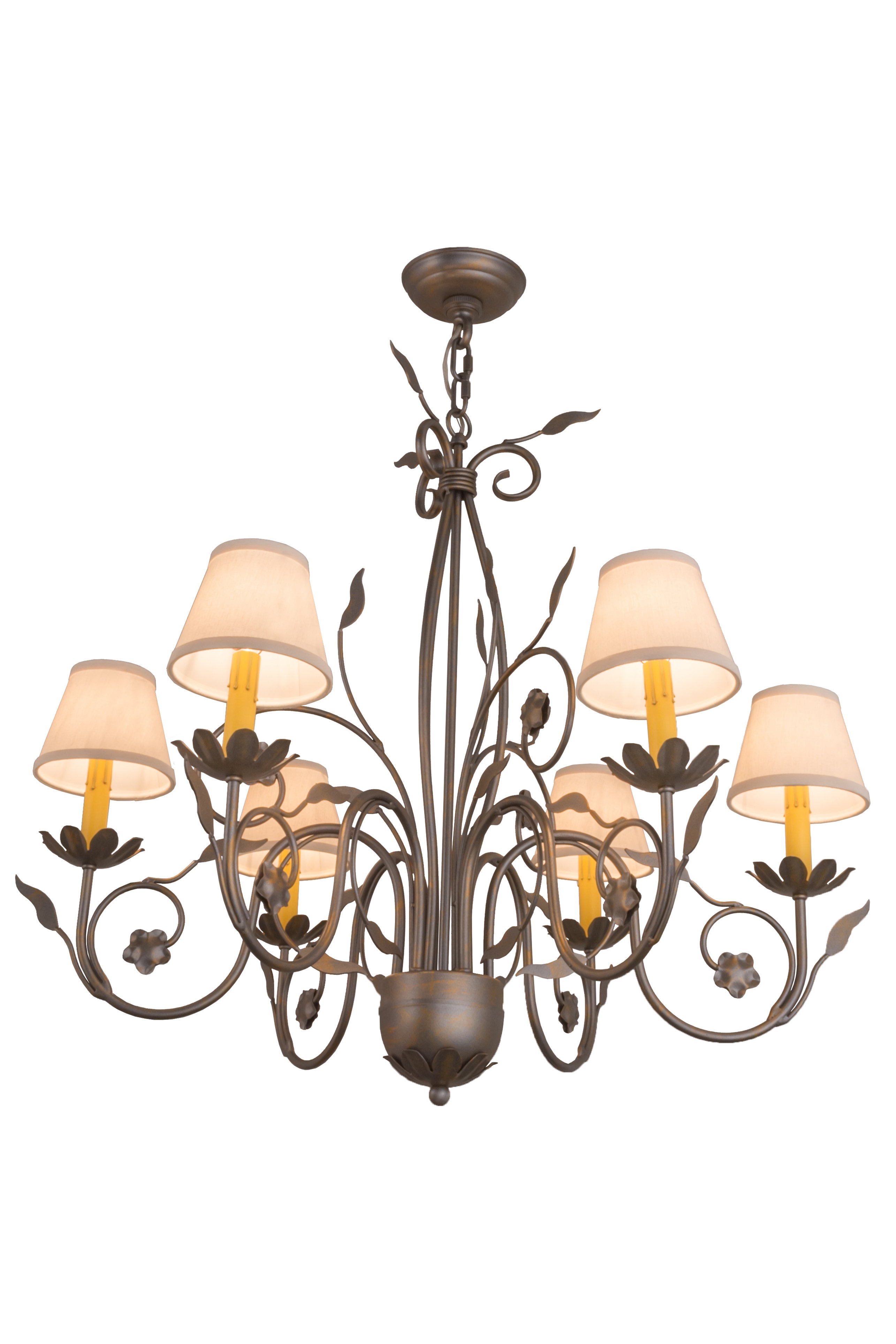 Meyda Lighting Bordeaux 6 - Light Shaded Classic / Traditional ...