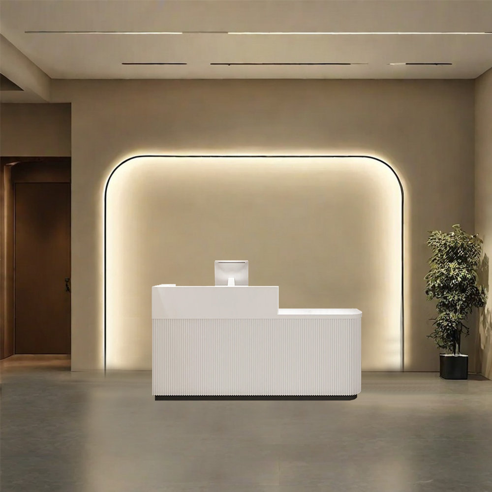 Artistic Soul XKX Premium Furniture Rectangular Modern Front Desk ...
