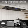 Fuhuoso 36 inch 900 CFM Convertible Insert Range Hood 4 Speed Quiet ...