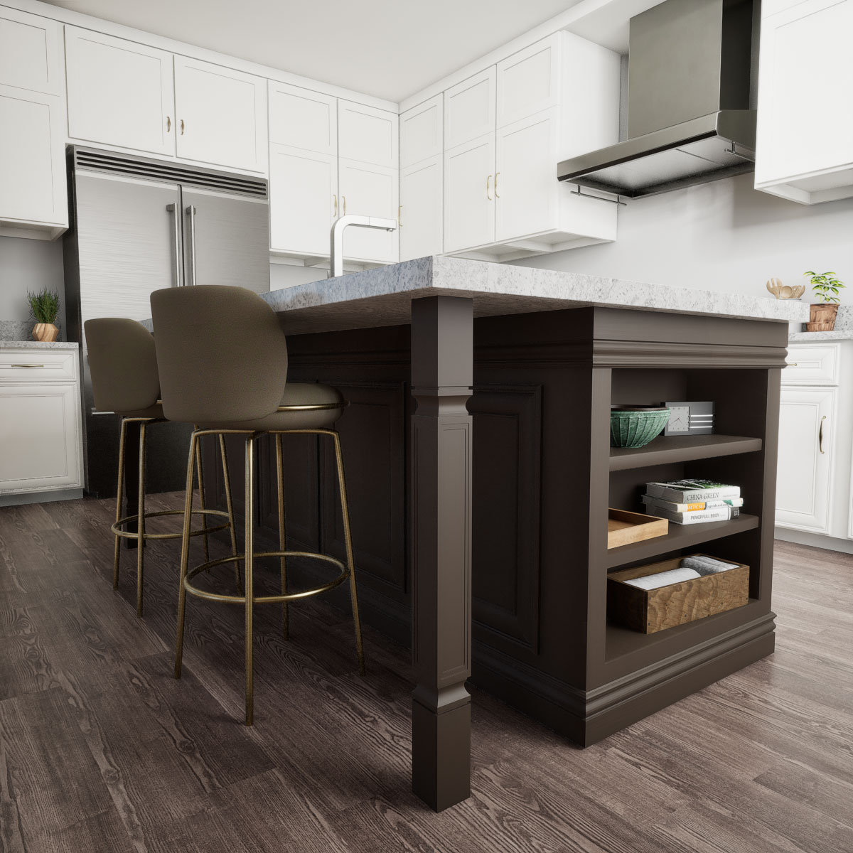 Ekena Millwork Kent Raised Panel Cabinet Column & Reviews | Wayfair