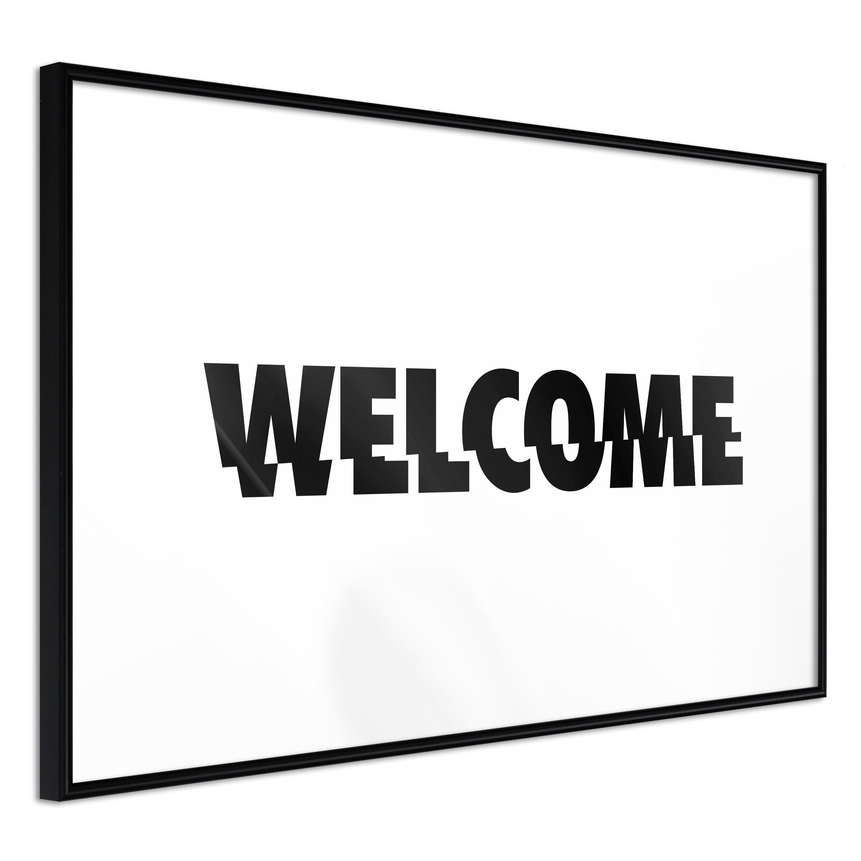 East Urban Home Welcome - Picture Frame Typography | Wayfair