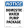 SignMission Domestic Water Pump Package Sign - Wayfair Canada