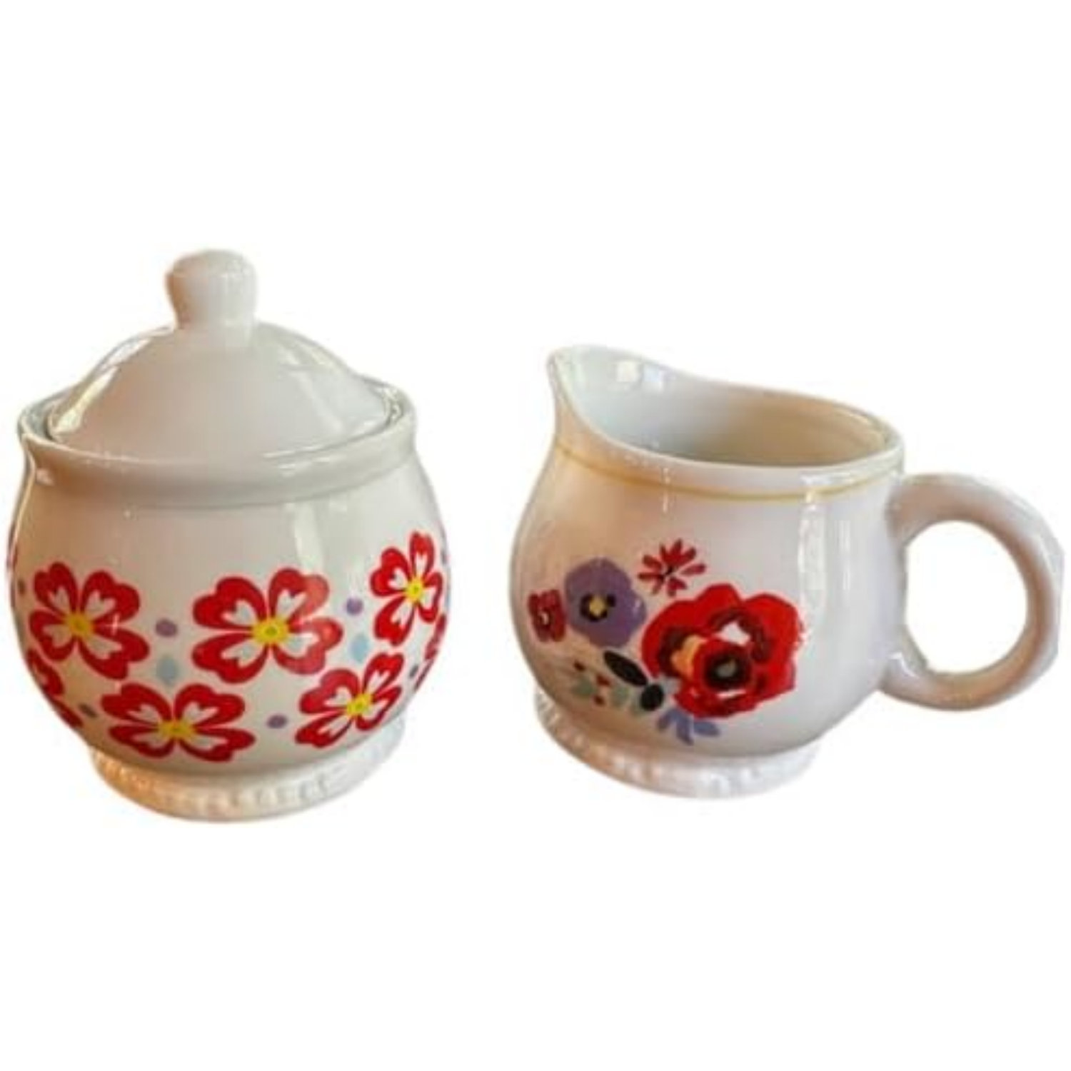 Stack man Ceramic Cream & Sugar Set – Vintage-Inspired With Shortbread ...