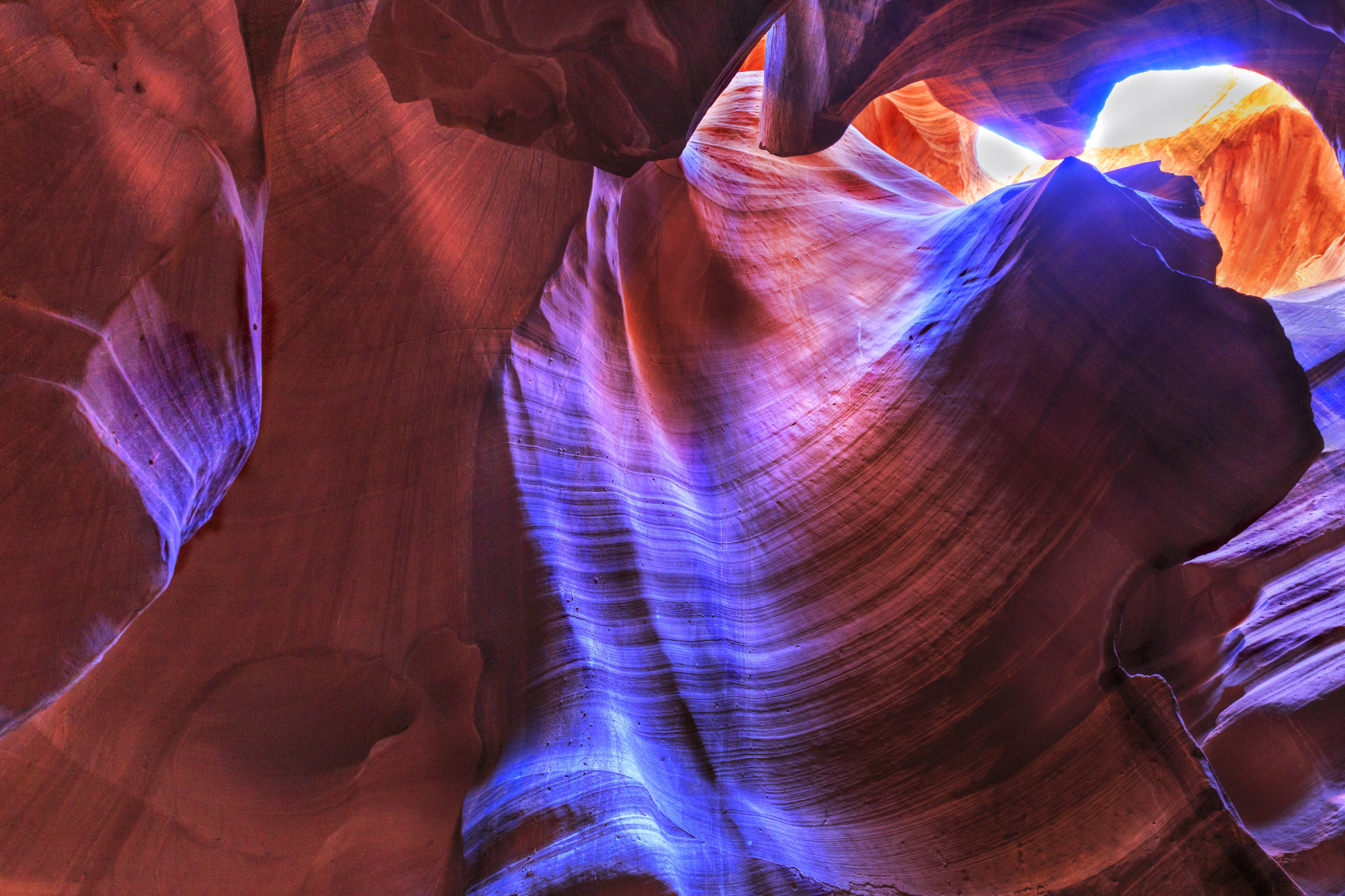 Natur Pur Arykah Antelope Canyon Light Show by Dmodlin01 - Print ...