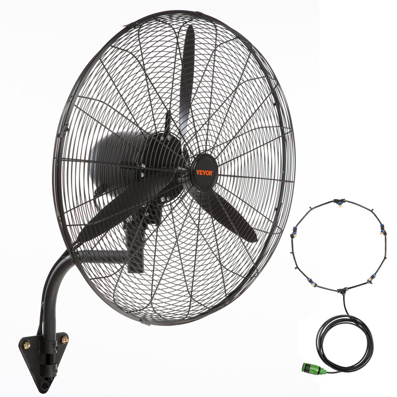 VEVOR 29.1'' Oscillating Wall Mounted Fan Fan & Reviews | Wayfair