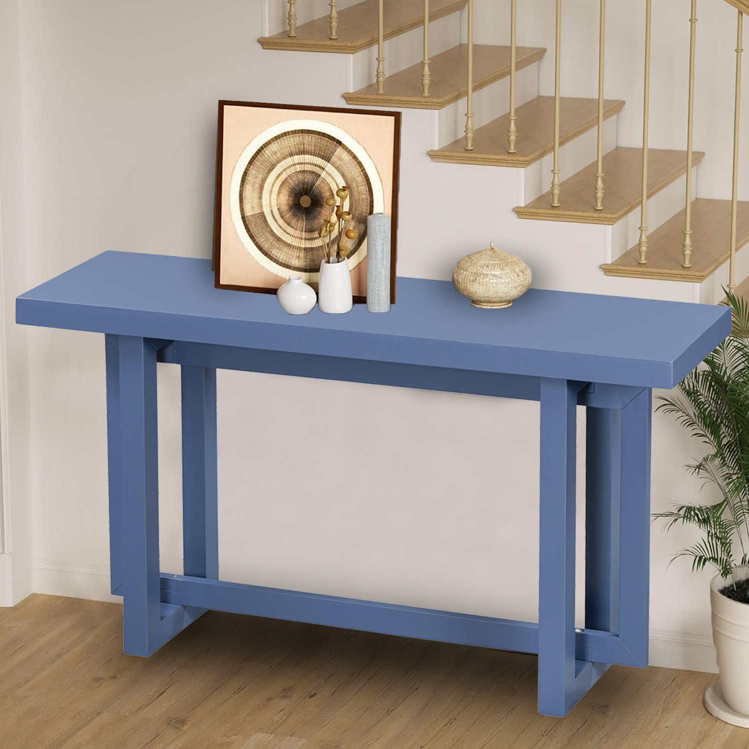 17 Stories Thedrick 59" Extra Long Entryway Table Console Table ...