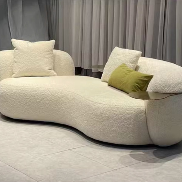 Comfort Zone Furniture.e Light Luxury Cream Style Casual Pea Tatami ...