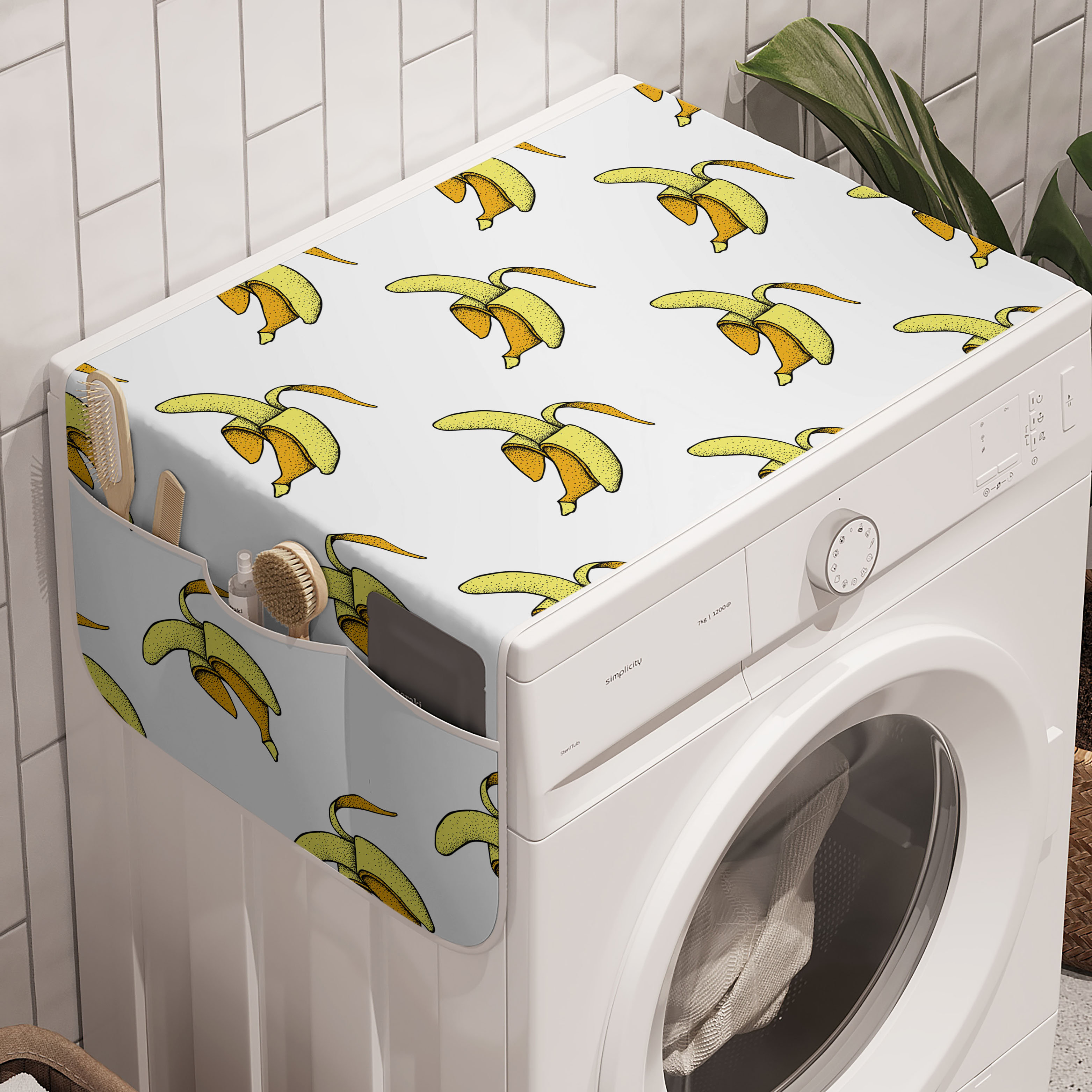 East Urban Home Banana Washing Machine Organizer Pack Of 2 47" X 18.5 ...