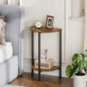 17 Stories 2-tier End Tables Half Round Side Tables Half Moon Table ...