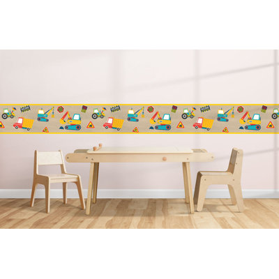 construction wallpaper border