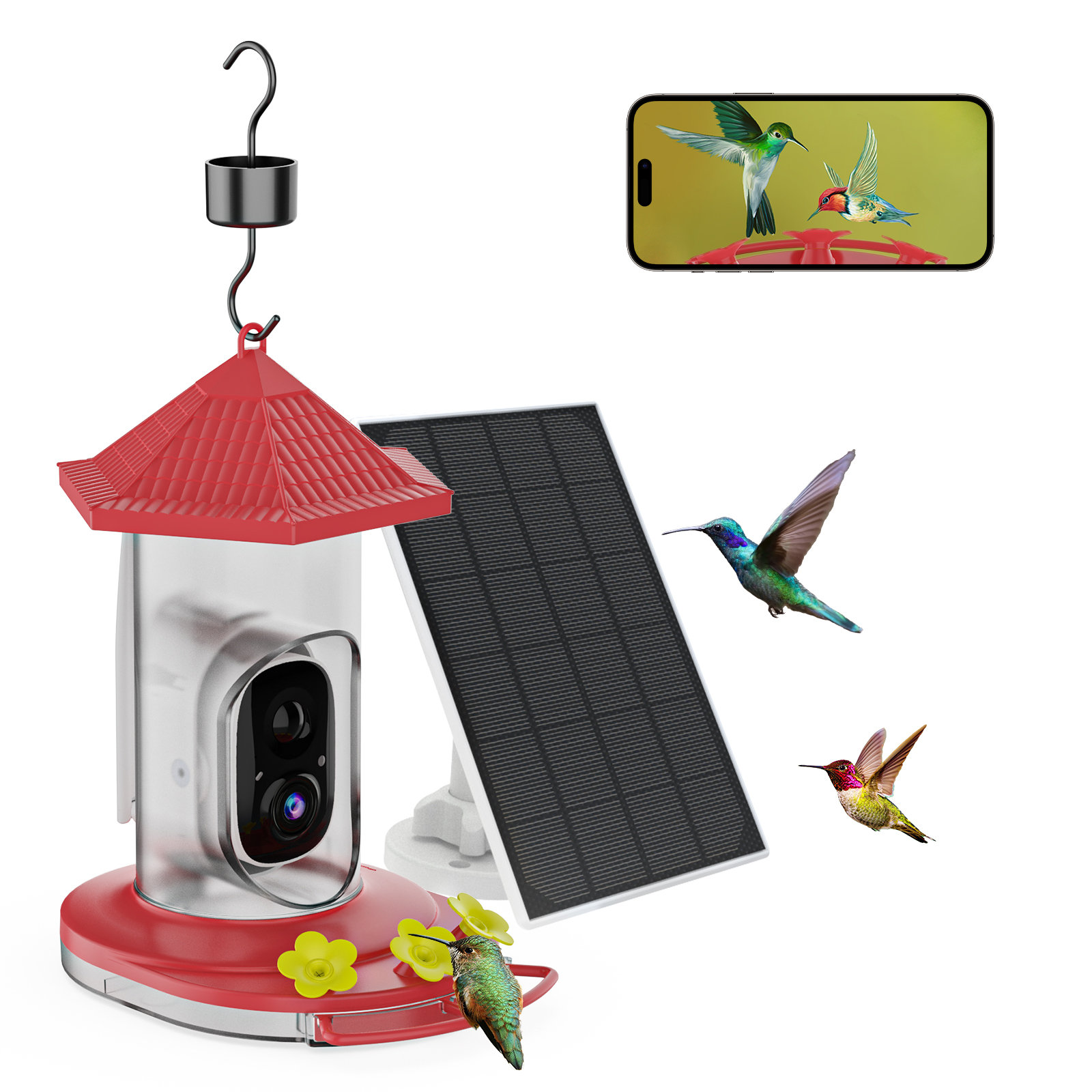 Arlmont & Co. Teyona Hummingbird Feeder - Wayfair Canada