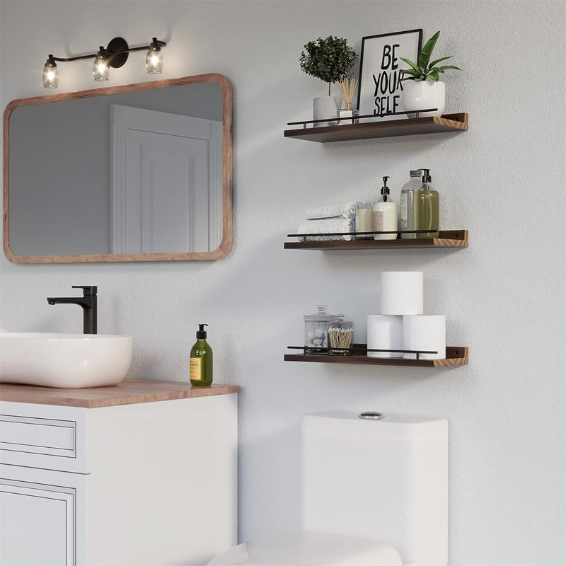 Brayden Studio® Bunow 3 Piece Floating Shelf | Wayfair