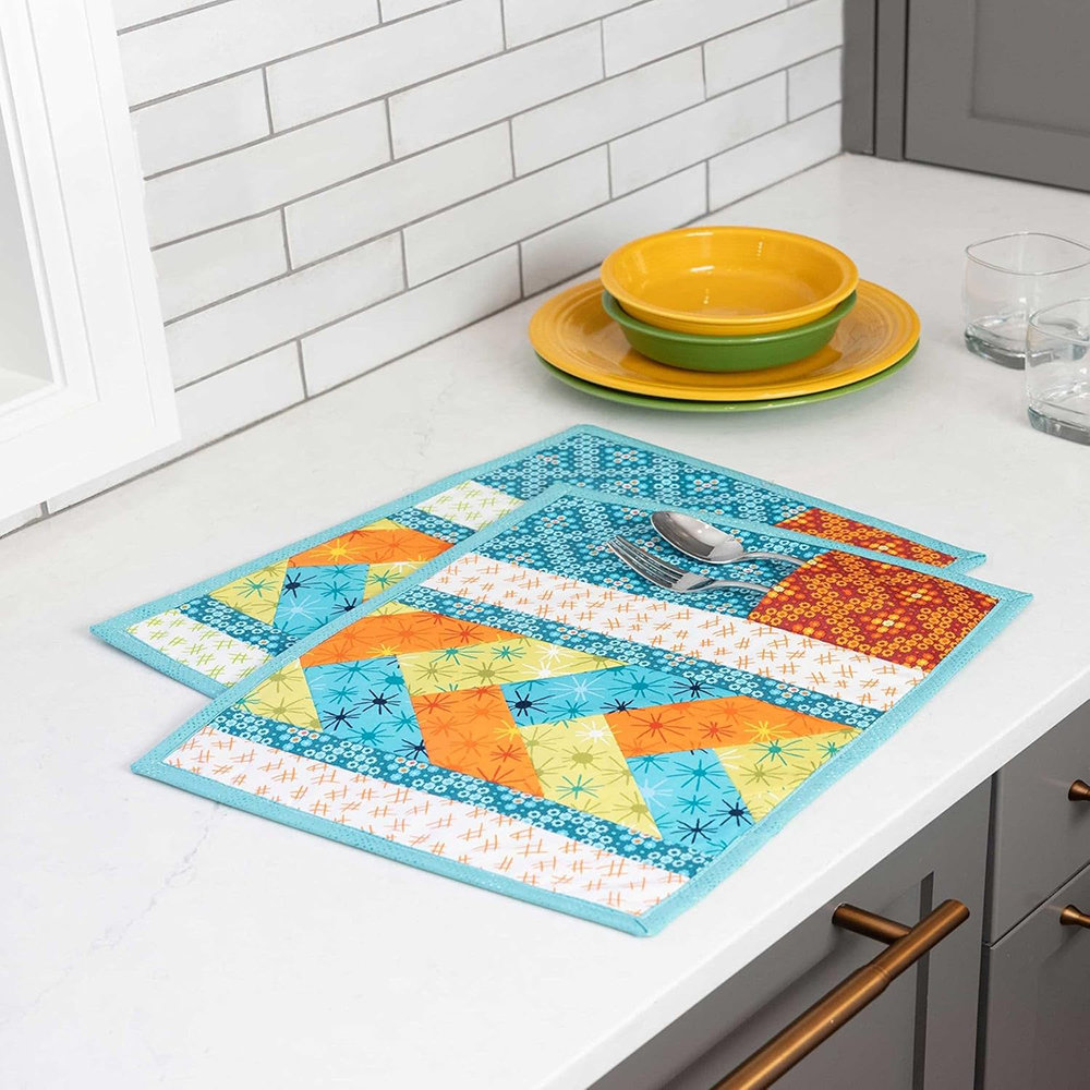 AccuQuilt, LLC June Tailor Quilt As You Go Placemat Pattern Venice ...