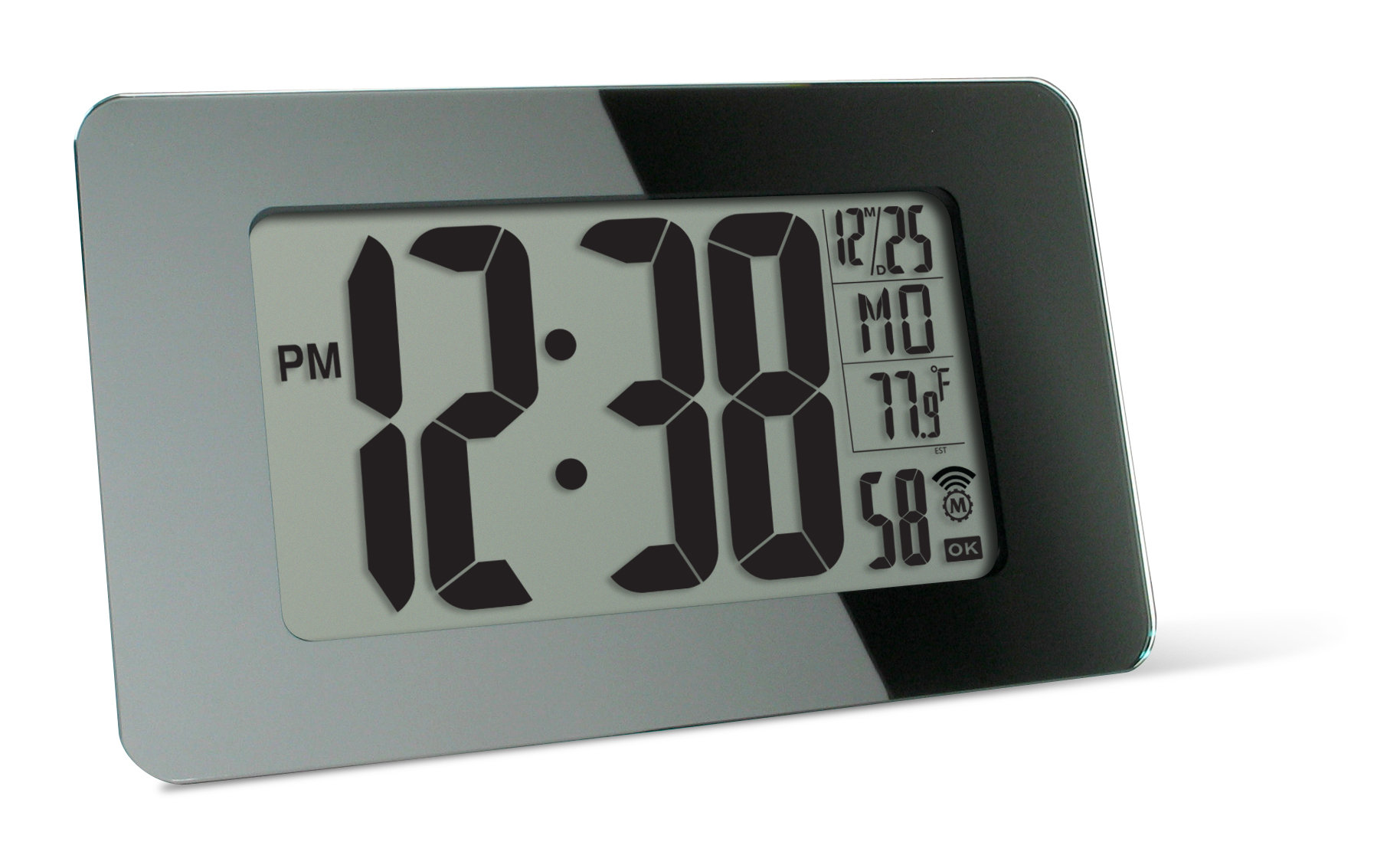 Marathon Watch Company Atomic Self-Setting/Adjusting Wall Clock w ...