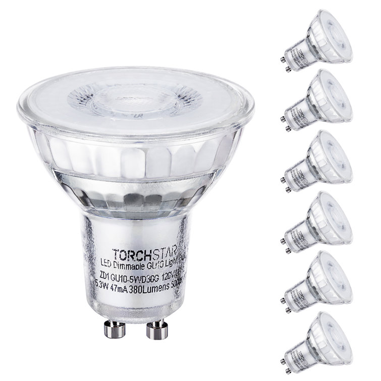 TORCHSTAR Equivalent GU10/Bi-pin Dimmable LED Bulb & Reviews | Wayfair
