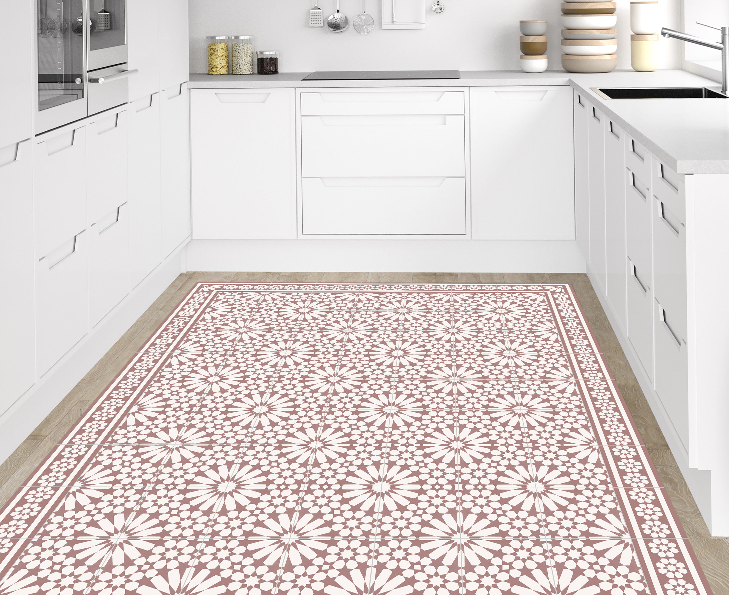 ClassicLiving Absar Vinyl Machine Printed Area Rug | Wayfair.co.uk