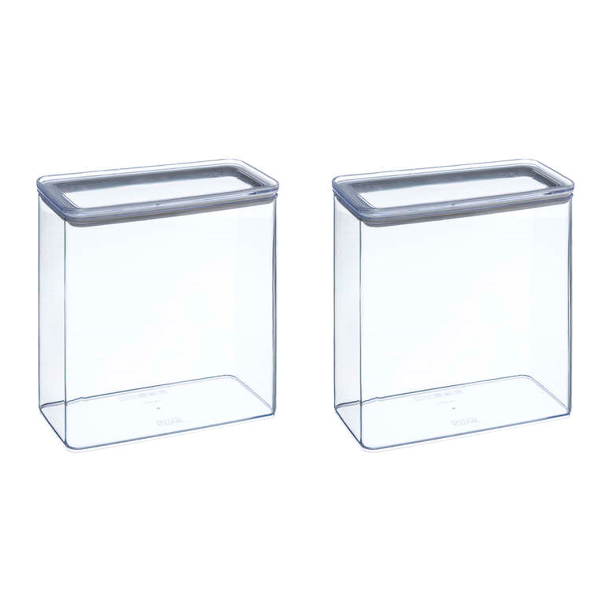 5five Food Storage Containers 2lt with Air Sealed Lid Set 2 & Reviews ...