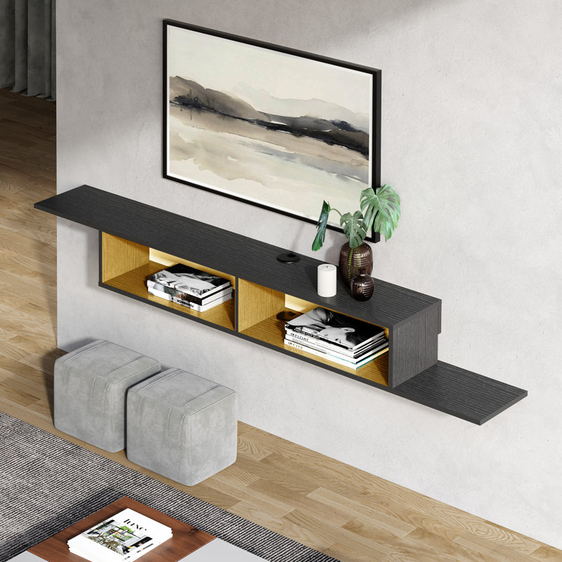 Orren Ellis Lehar Floating Entertainment Center for TVs up to 75" | Wayfair