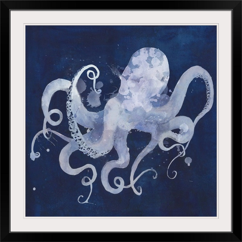 Breakwater Bay Pritzker Octopus Shadow II' Grace Popp Painting Print ...