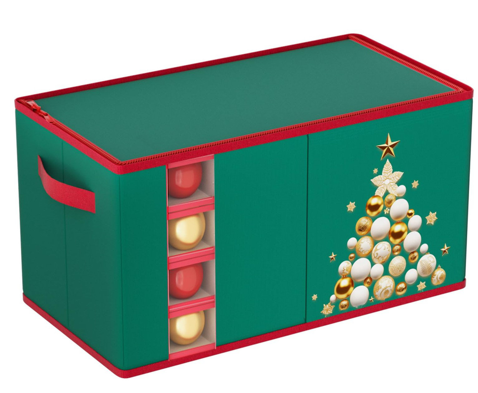 RETGOL Christmas Ornament Storage, Christmas Storage Container with 8 ...