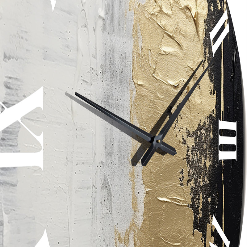 Design Art Essential Nature Of Alchemy Abstract Gold Black II Metal ...