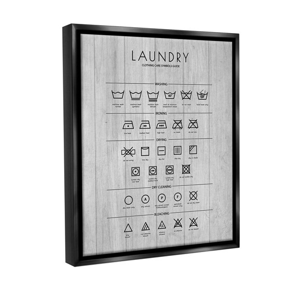 Gracie Oaks " Rustic Laundry Diagram " by Martina Pavlova on Canvas ...