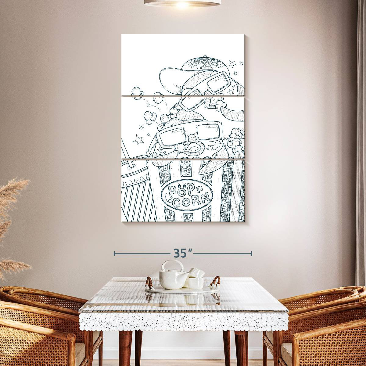 Zoomie Kids Ashelle Playful Popcorn Penguins | Wayfair