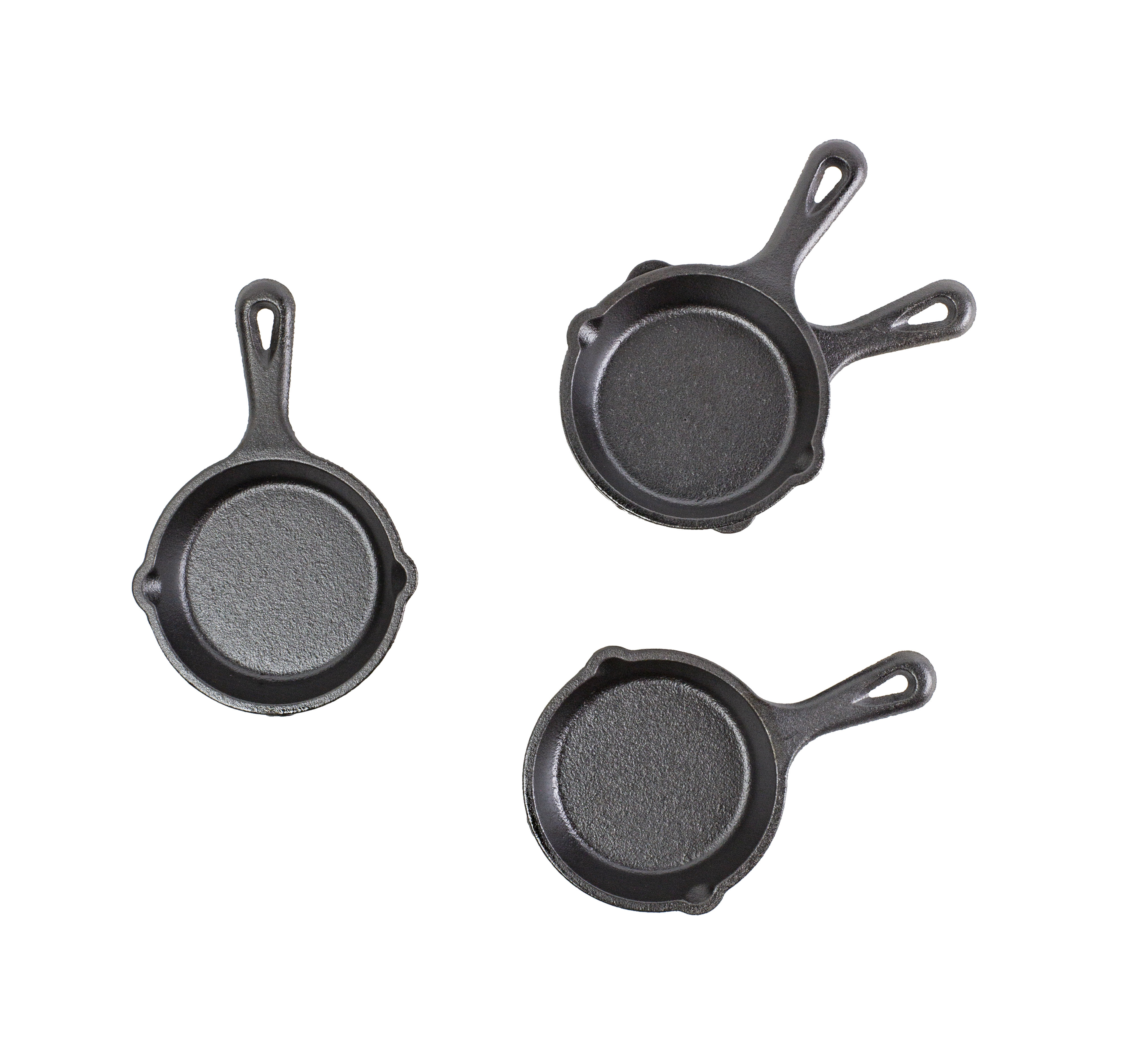Lodge 4 Piece 3.5 Inch Cast Iron Mini Skillet Set & Reviews | Wayfair