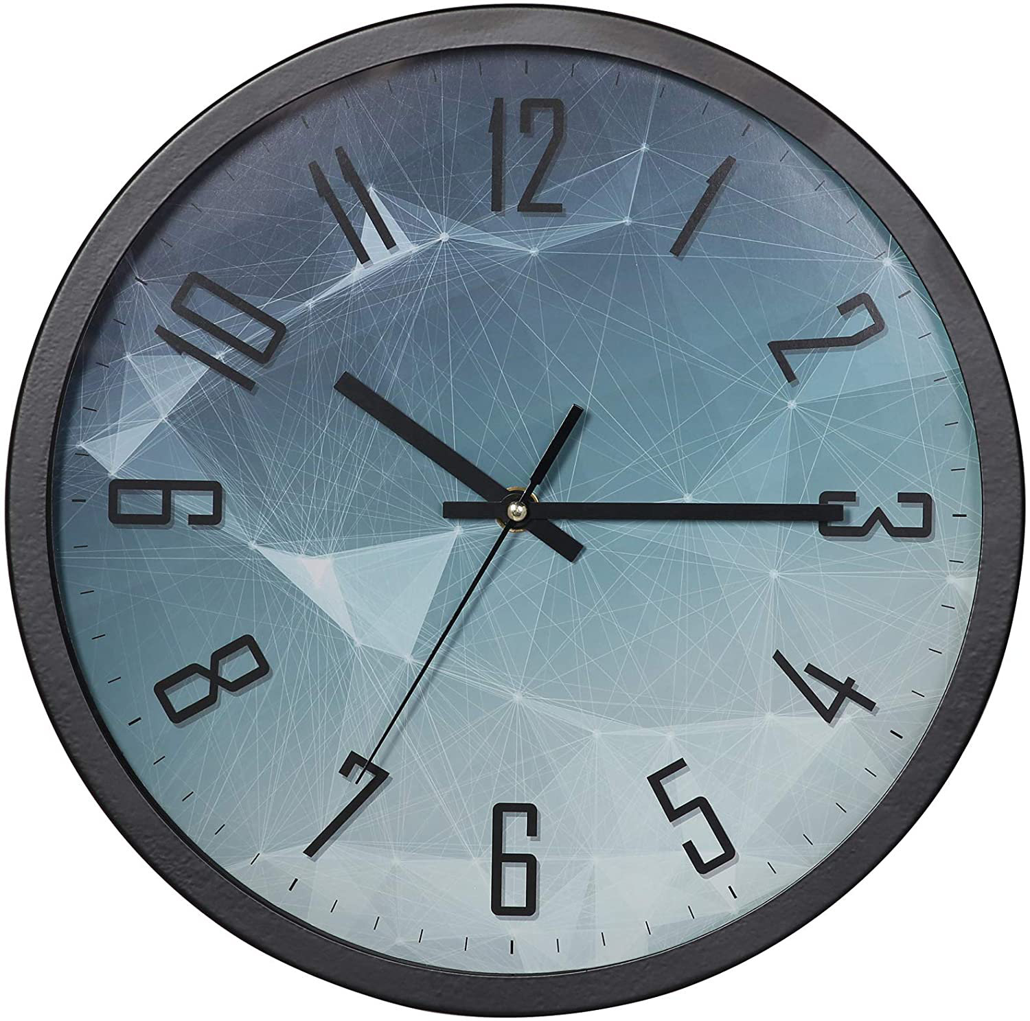 Wrought Studio Round 11.8 Inch Wall Clock Modern Clock For Living Room ...