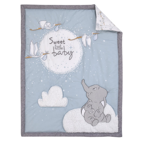 Disney NoJo Disney Dumbo Sweet Little Storks, Stars, Clouds and Moon 3 ...