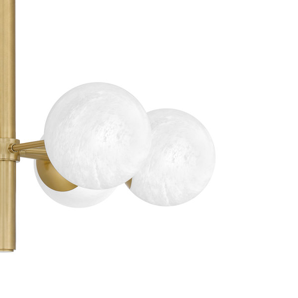 Ivy Bronx Fronton 6 - Light Dimmable Modern Linear Chandelier | Wayfair