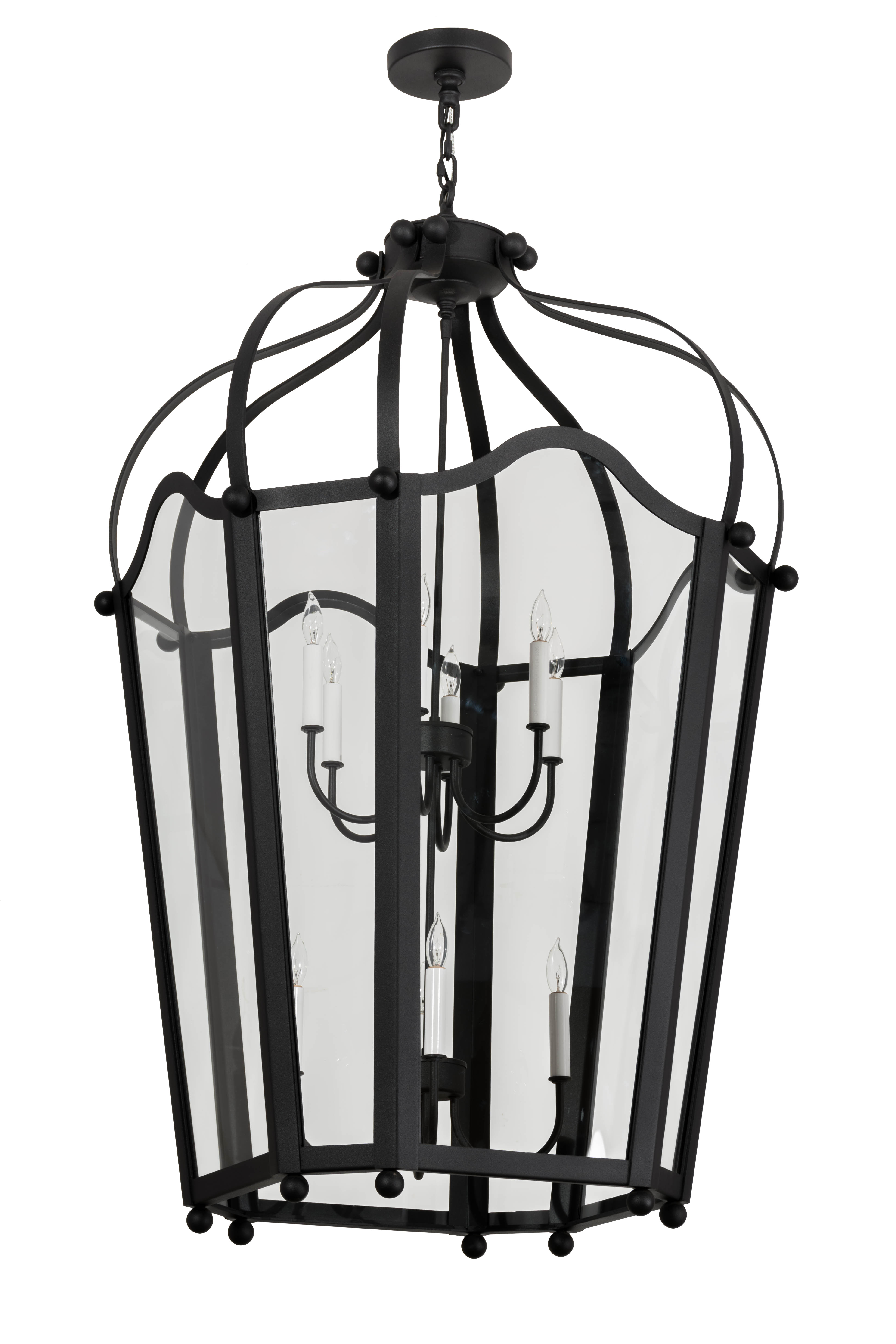 2nd Ave Lighting Citadel 10 - Light Lantern Geometric Chandelier | Perigold