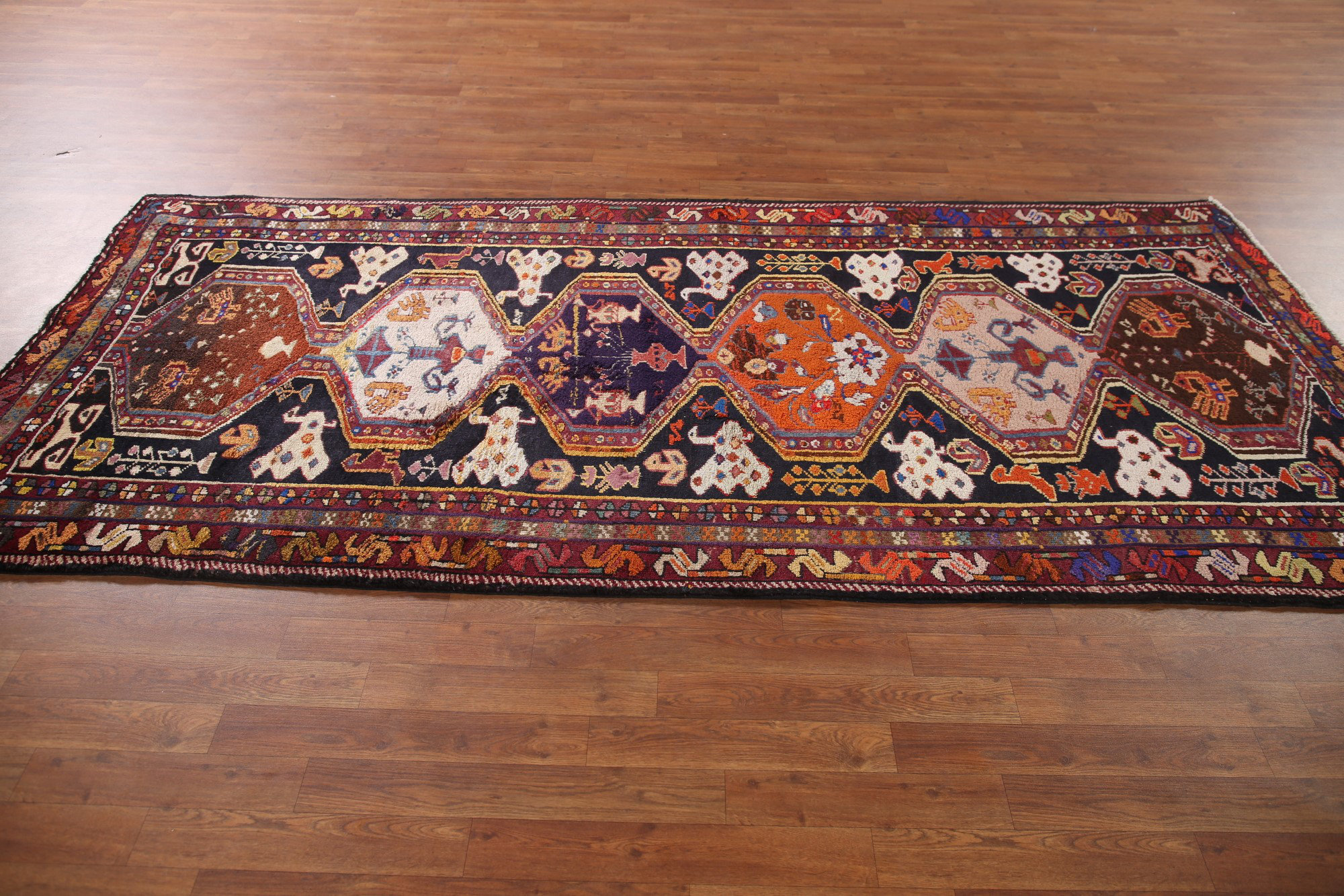 Bloomsbury Market Geometric Traditional Runner Rug 4x9 | Wayfair