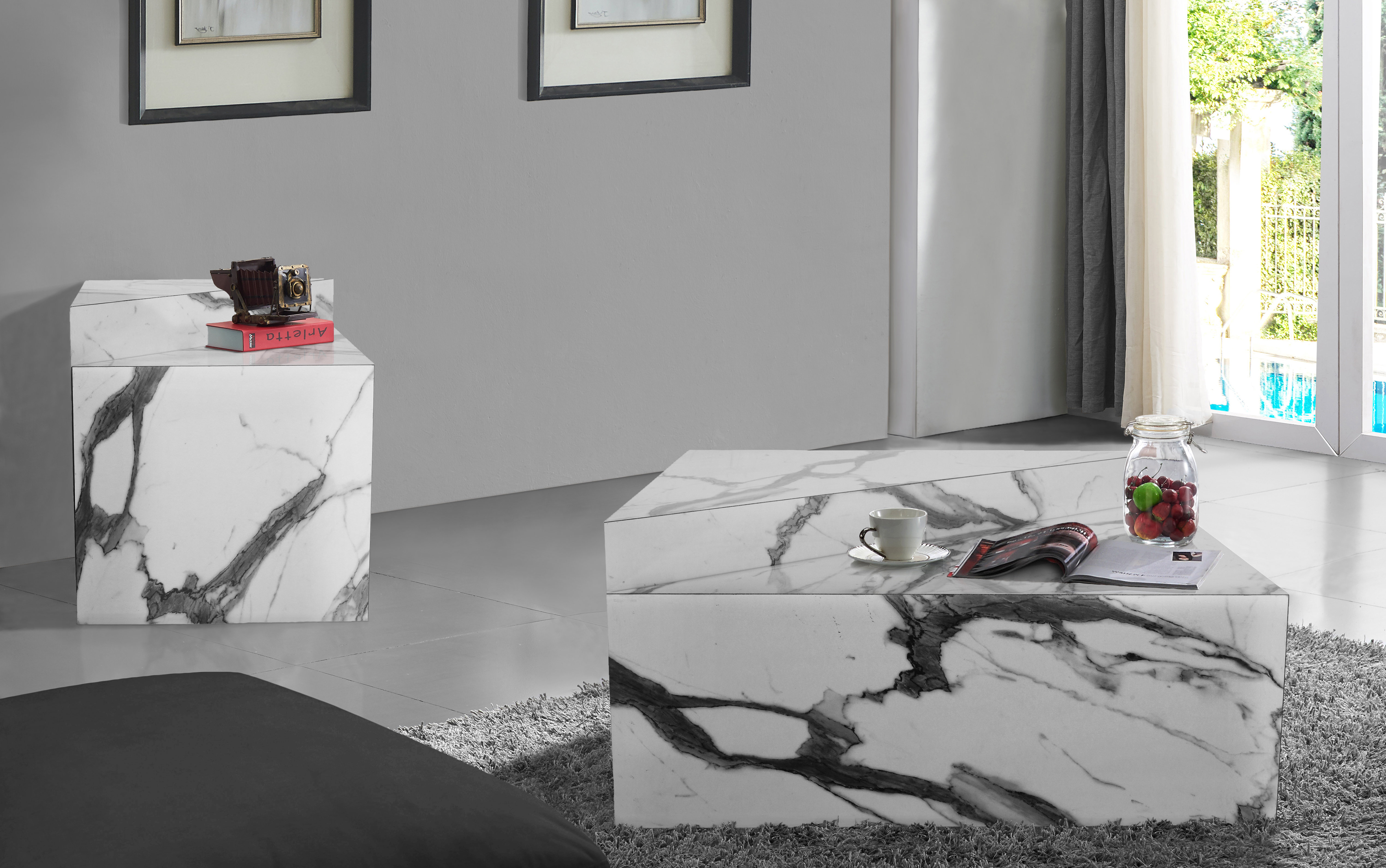 Everly Quinn Rabana Black End Table - Wayfair Canada