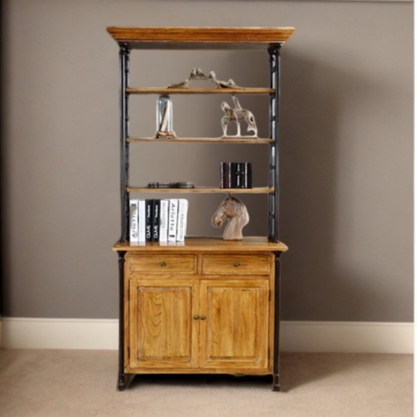 WOOD PEEK LLC Storage Bookcase - Wayfair Canada