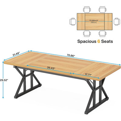 Gracie Oaks Metal Base Computer Desk & Reviews | Wayfair