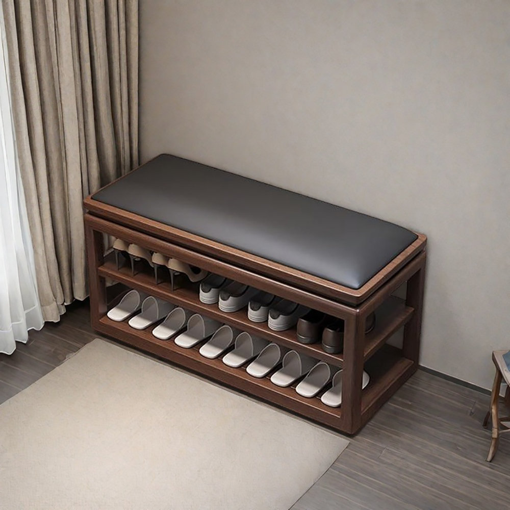 interanest 31.5in Shoe Changing Stool Shoe Storage Bench | Wayfair