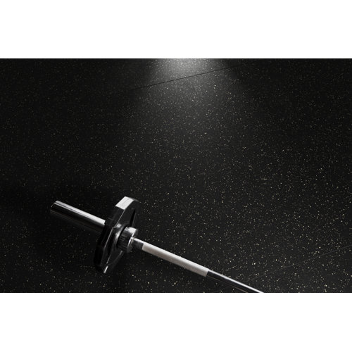 Genaflex Rubber Gym Flooring Roll, 8mm Thick - 4' x 20' | Wayfair