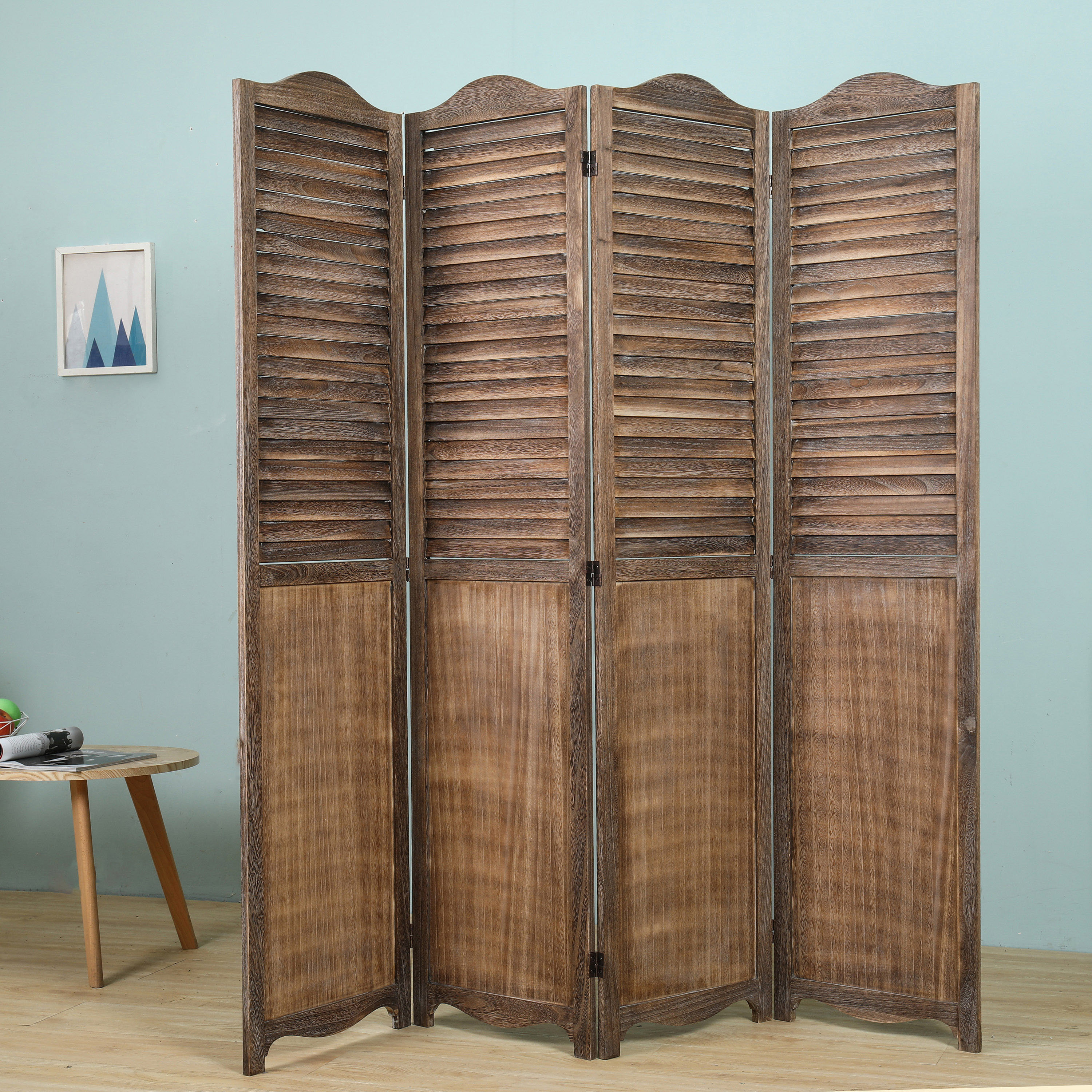 Trent Austin Design® Eline 68'' W x 70'' H 4 - Panel Folding Room ...