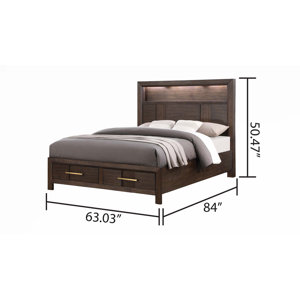 Wildon Home® Adryan Platform Storage 5 Piece Bedroom Set & Reviews ...