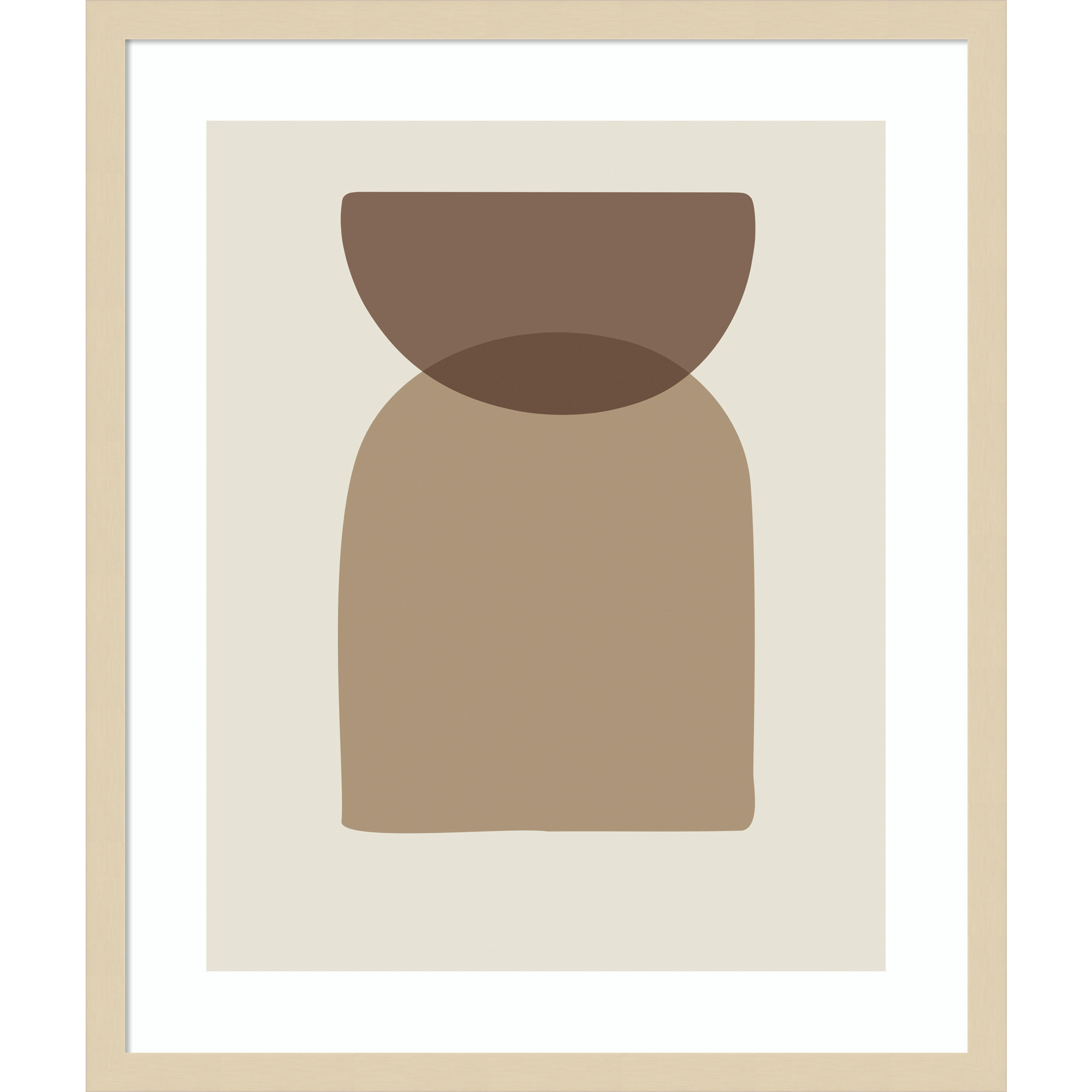 Joss & Main Arch Half Moon Abstract By The Creative Bunch Studioframed ...