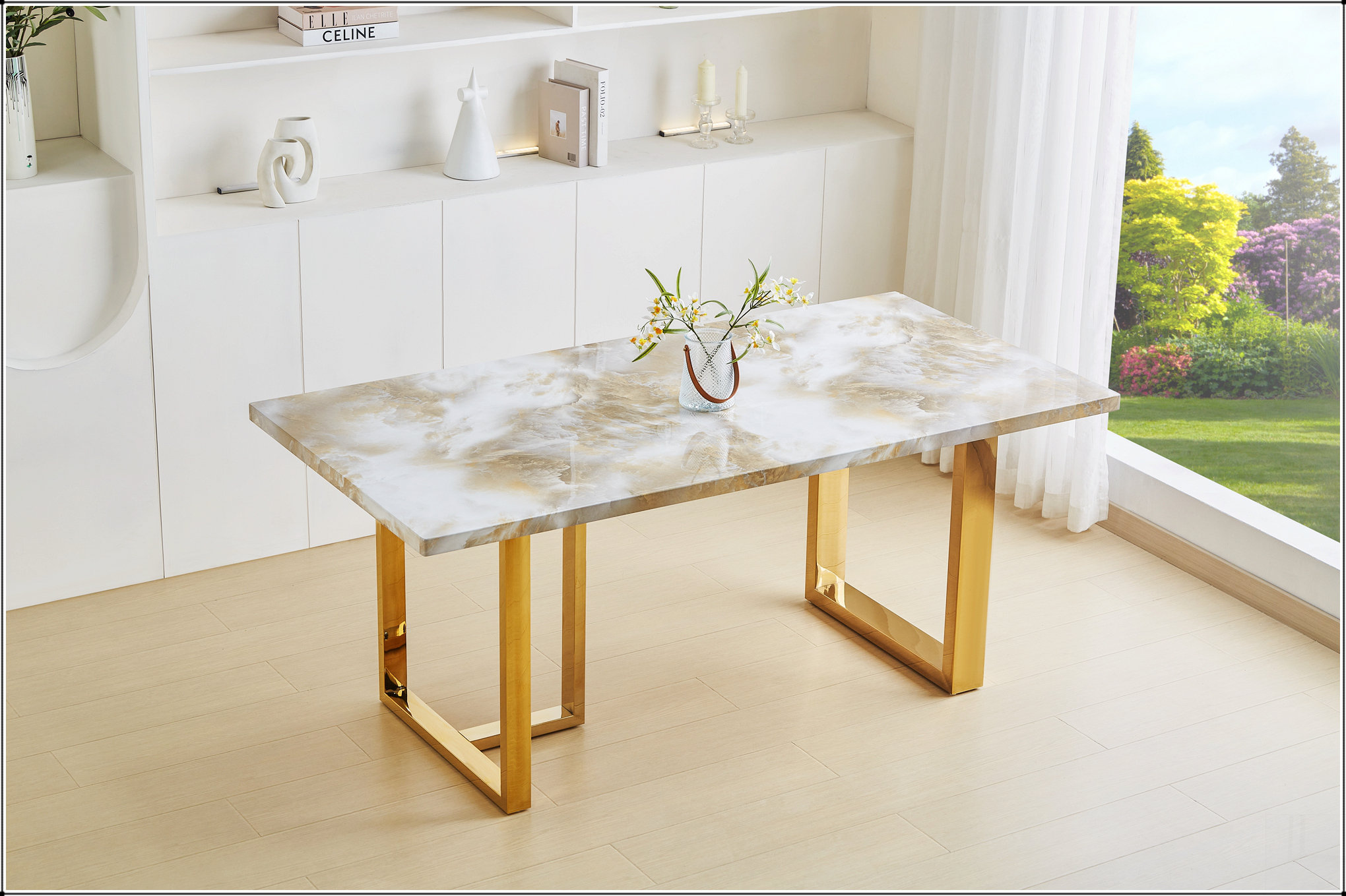 Mercer41 1 Piece Rectangular Dining Table Without Chair | Wayfair